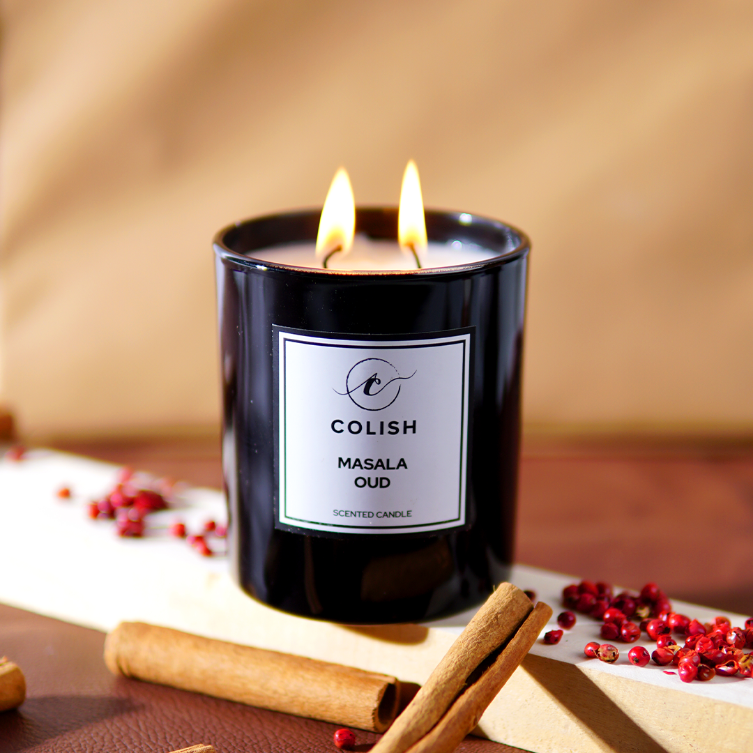 MASALA OUD SCENTED CANDLE – COLISH